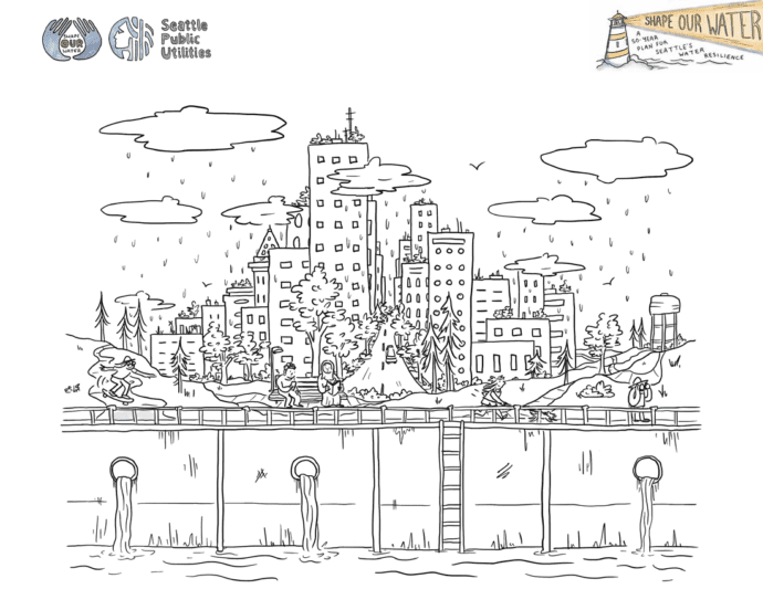Coloring a Community Vision of Seattle’s Water Future - At Your Service
