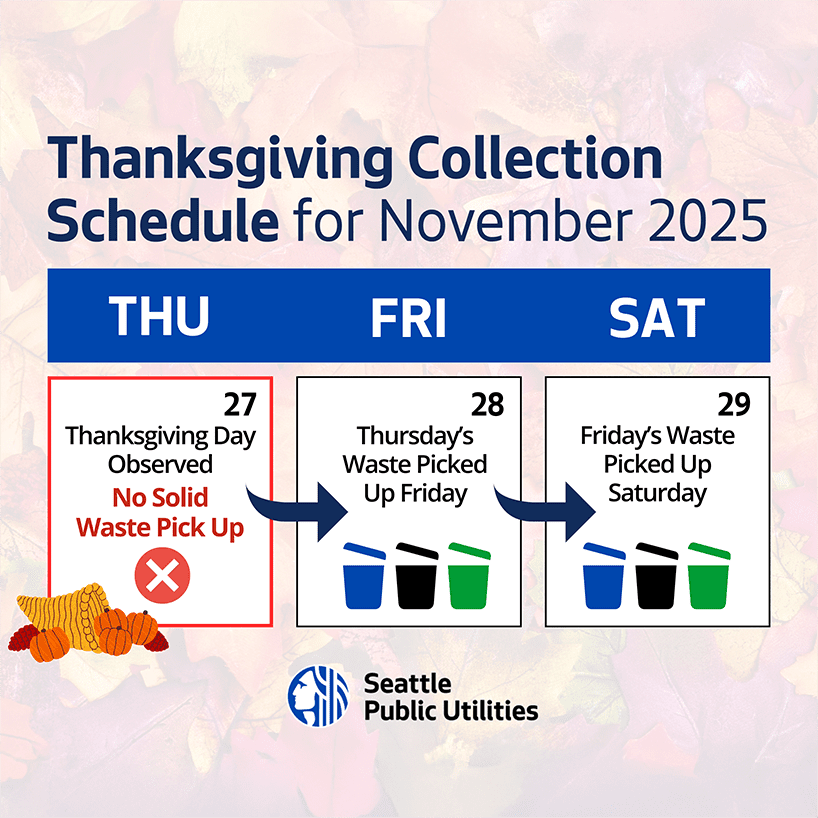 2025 Winter Holiday Waste Collection Schedule - At Your Service